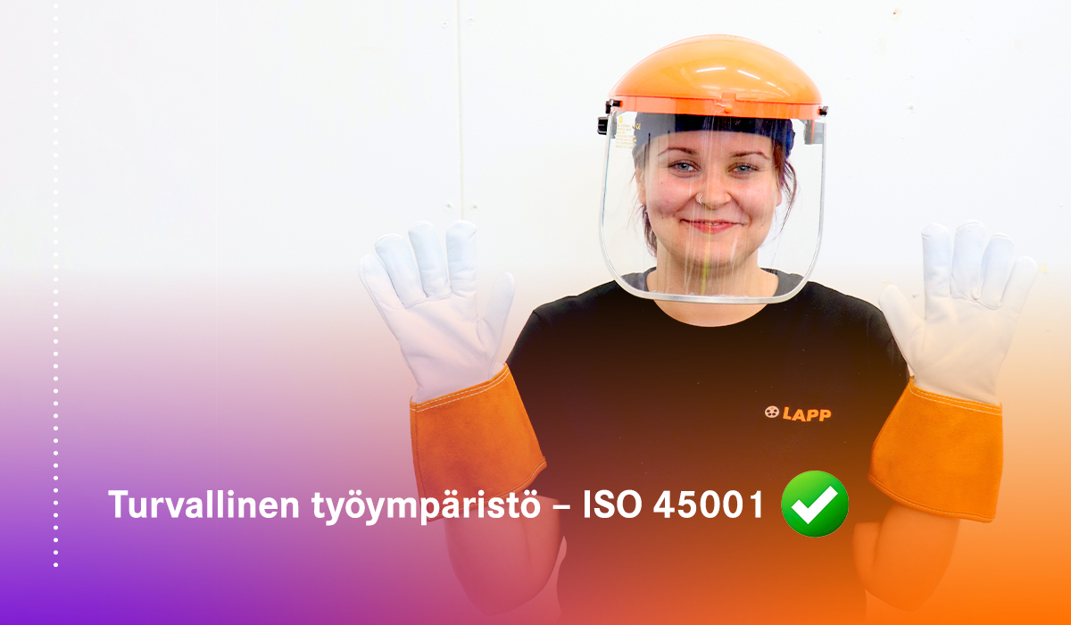 ISO 45001 certification awarded to LAPP Automaatio and LAPP Connecto’s ...